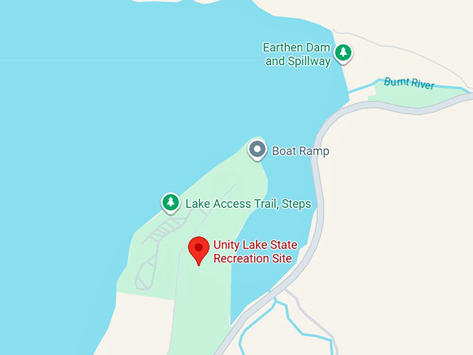 16. unity lake state recreation site map