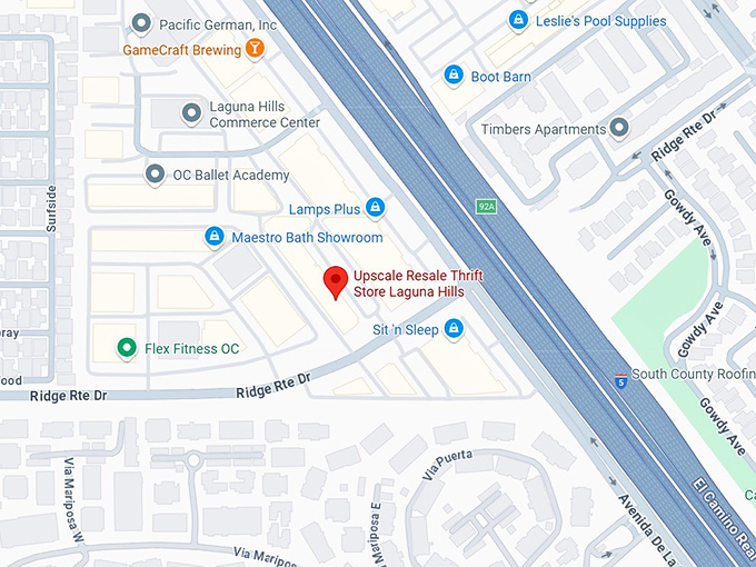 16. upscale resale thrift store laguna hills map