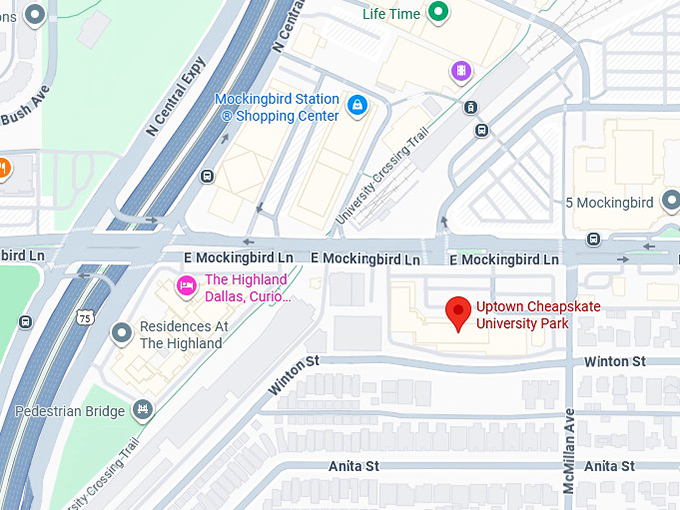 16. uptown cheapskate university park map