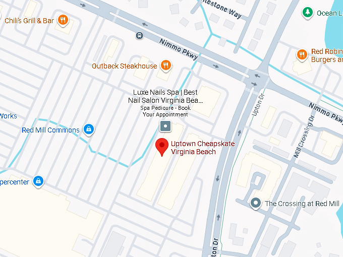 16. uptown cheapskate virginia beach map