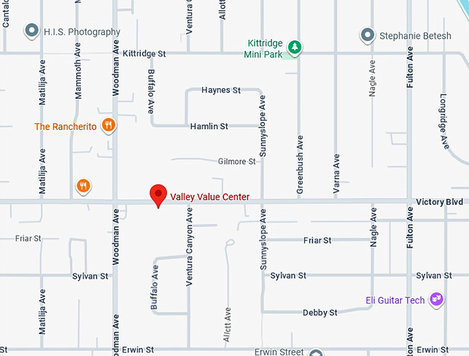 16. valley value center map