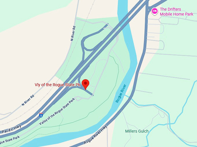 16. valley of the rogue state park map