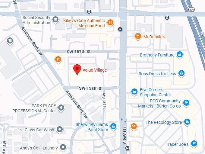 16. value village map