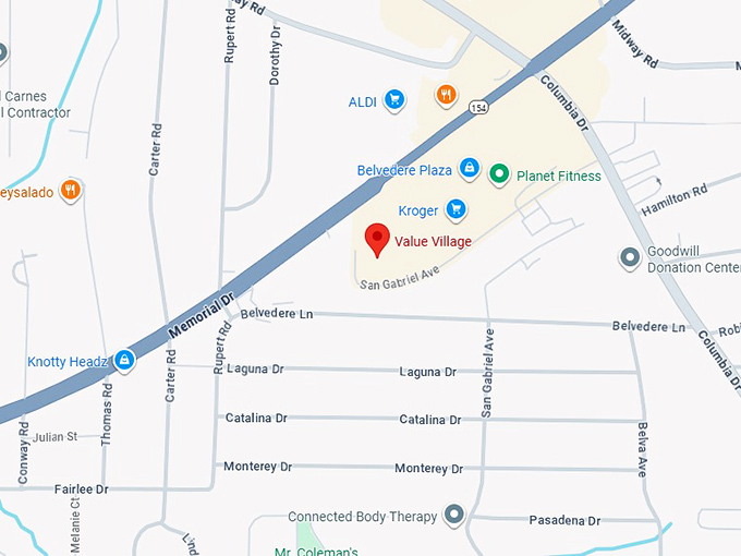 16. value village map