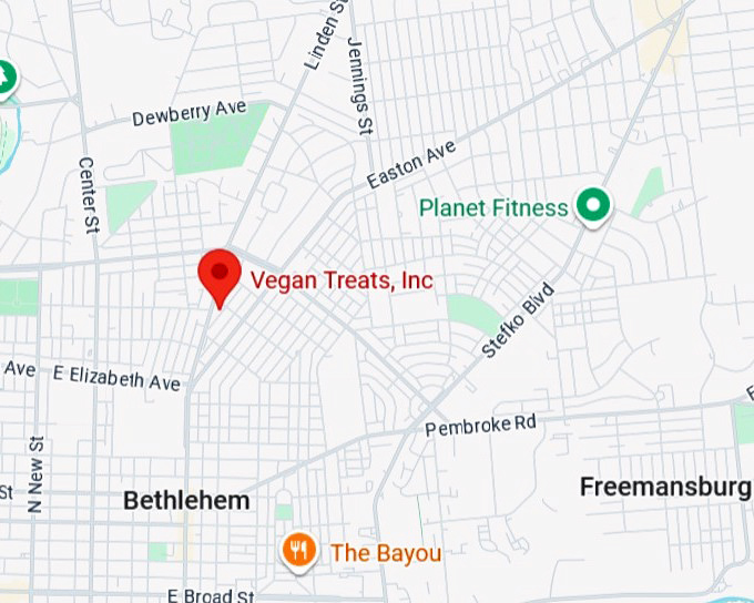 16. vegan treats, inc. map