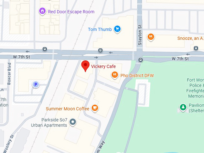 16. vickery cafe map