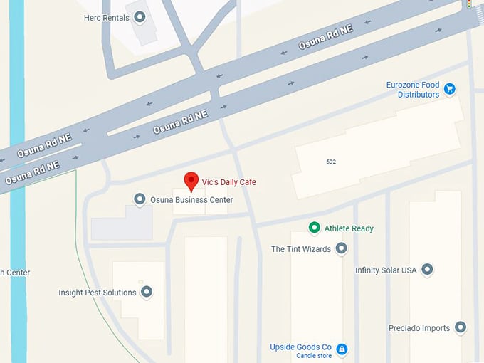 16. vic's daily cafe map