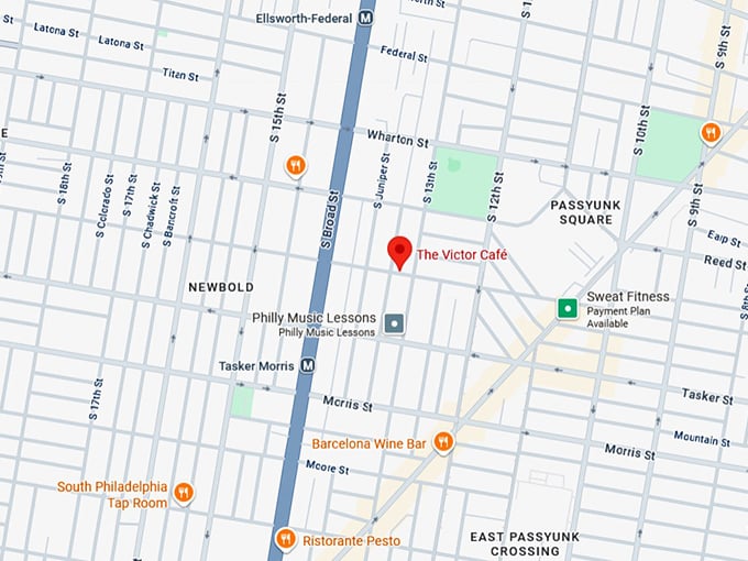 16. victor caf&eacute; map