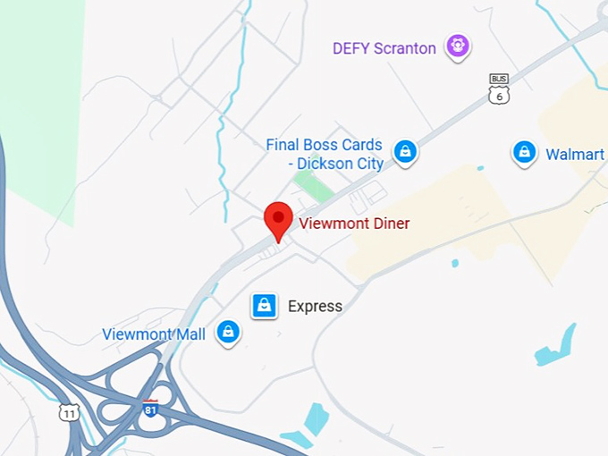 16. viewmont diner map