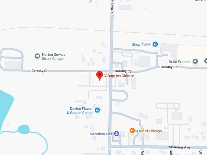 16. village inn chicken map