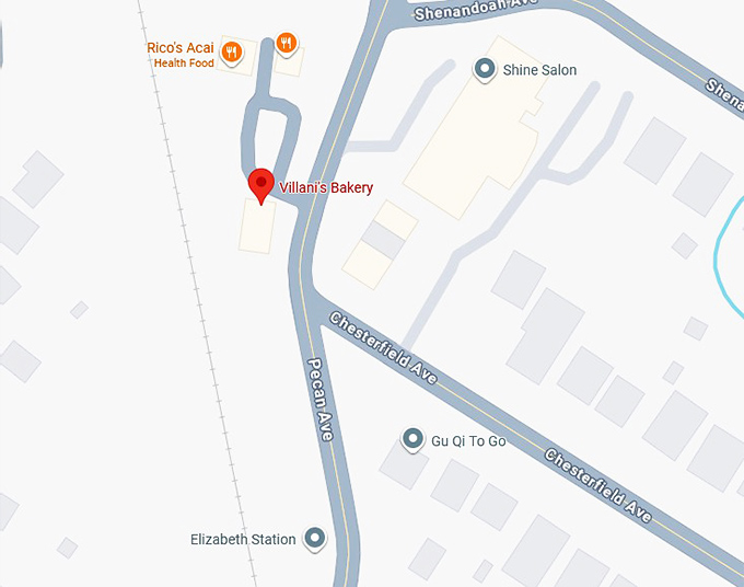 16. villani's bakery map