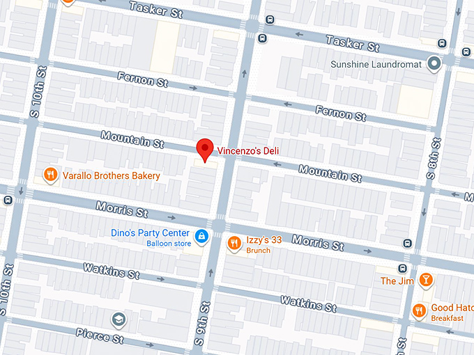 16. vincenzo&rsquo;s deli map