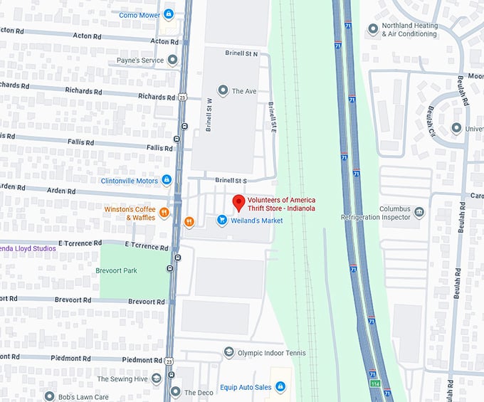 16. volunteers of america thrift store indianola map