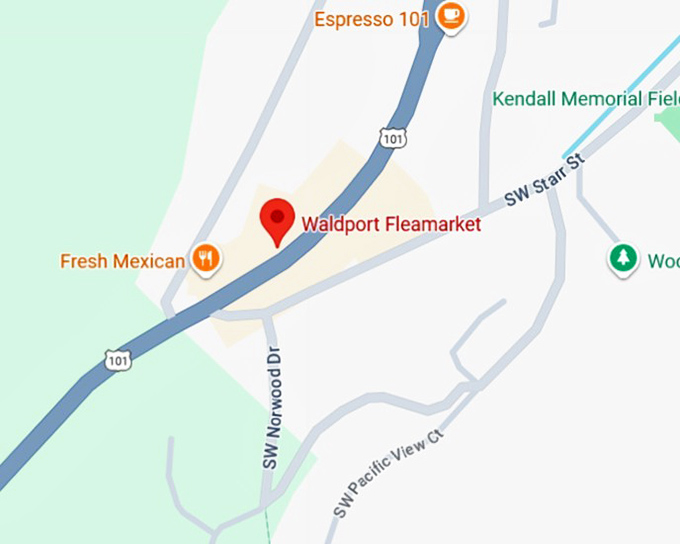 16. waldport fleamarket map