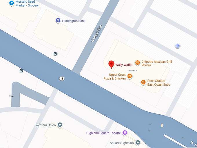 16. wally waffle map