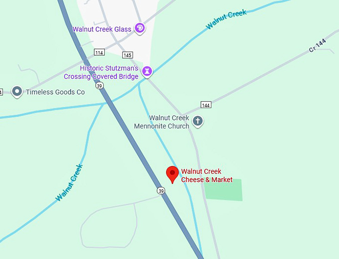 16. walnut creek cheese & market map