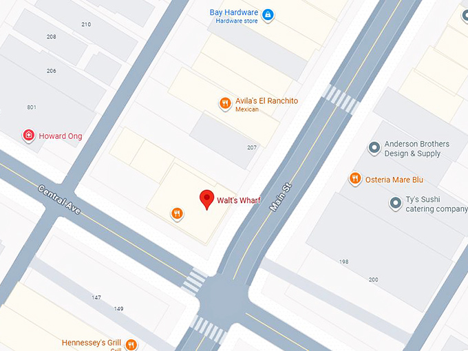 16. walt&rsquo;s wharf map