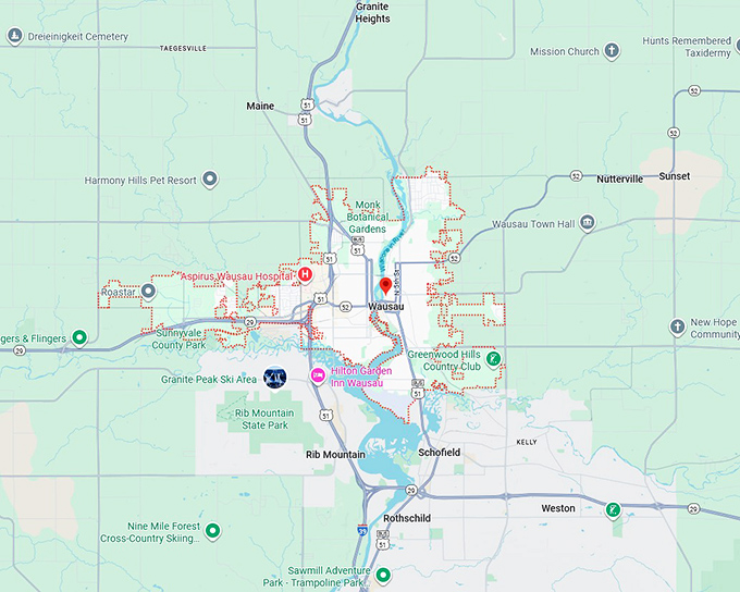 wausau map