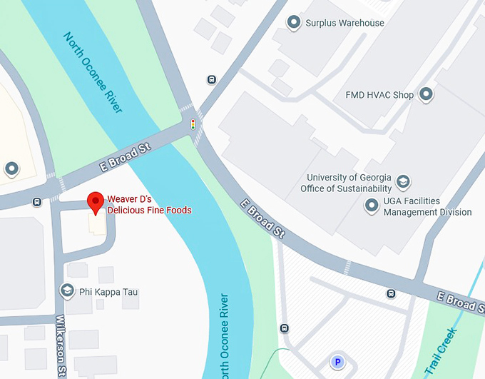 16. weaver d&rsquo;s delicious fine foods map