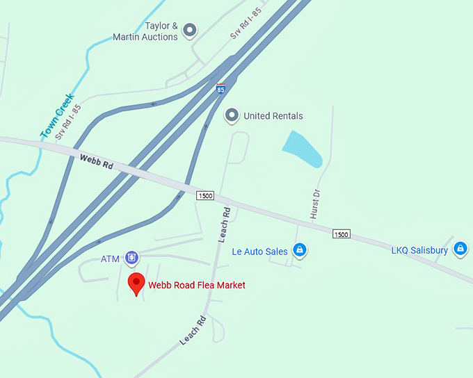 16. webb road flea market map