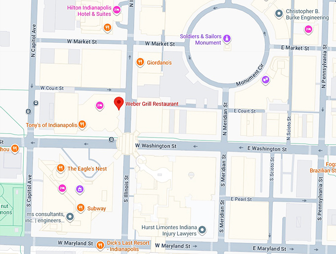 16. weber grill restaurant map