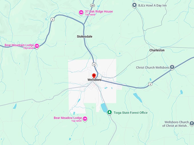 16. wellsboro map