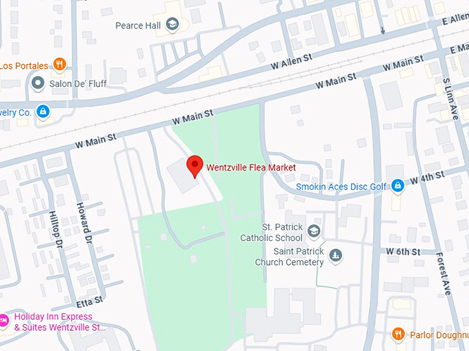 16. wentzville flea market map