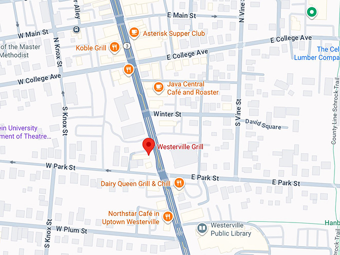 16. westerville grill map