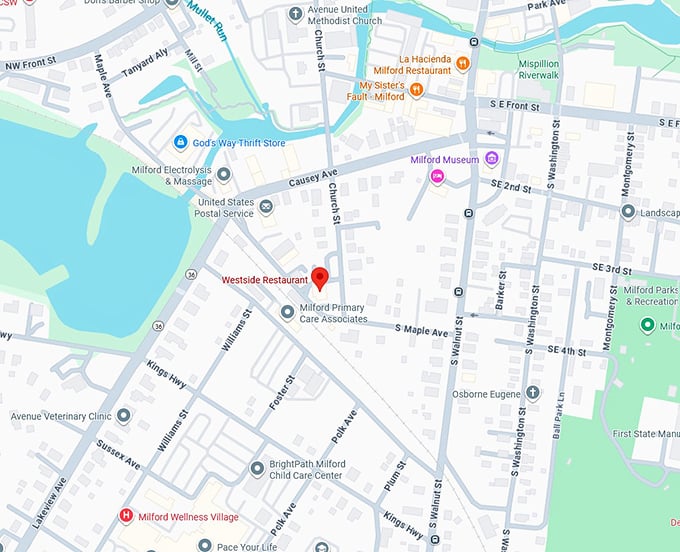 16. westside restaurant map