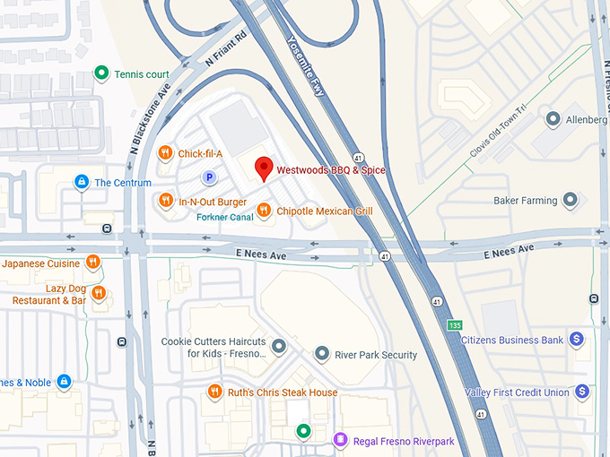 16. westwoods bbq & spice co map