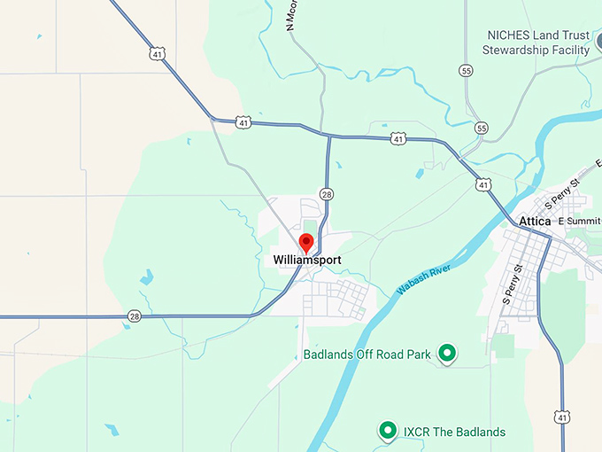 16. williamsport in map