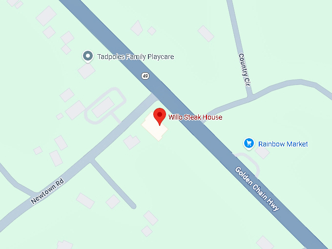 16. willo steak house map