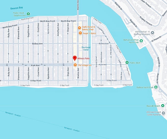16. wilma's patio map