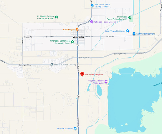 16. winchester swapmeet map