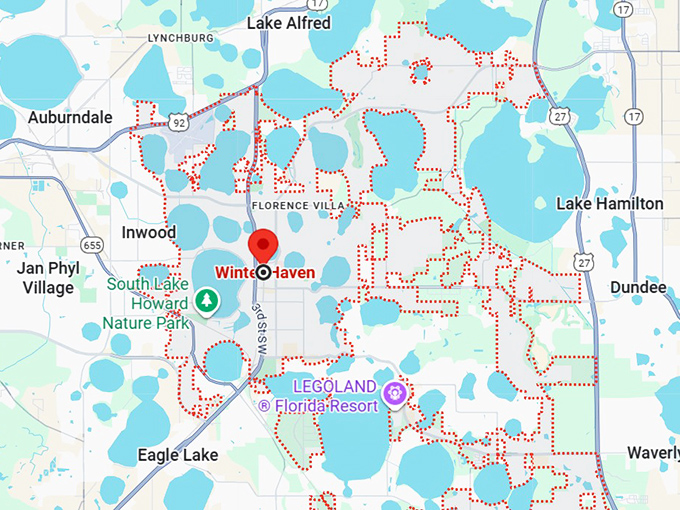 16. winter haven, fl map