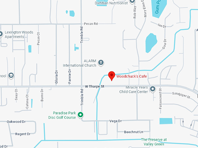 16. woodchuck&rsquo;s cafe inc map