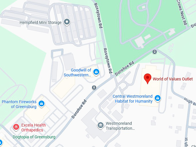 16. world of values outlet map