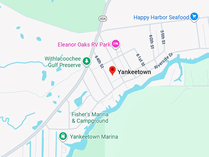 16. yankeetown map