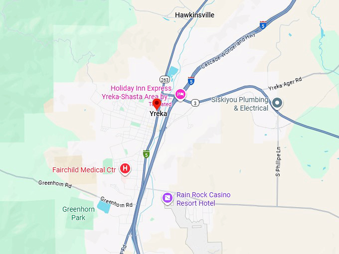 16. yreka map
