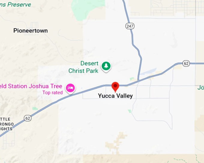 16. yucca valley map
