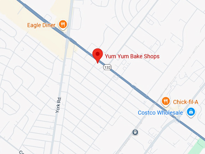 16. yum yum bake shops map