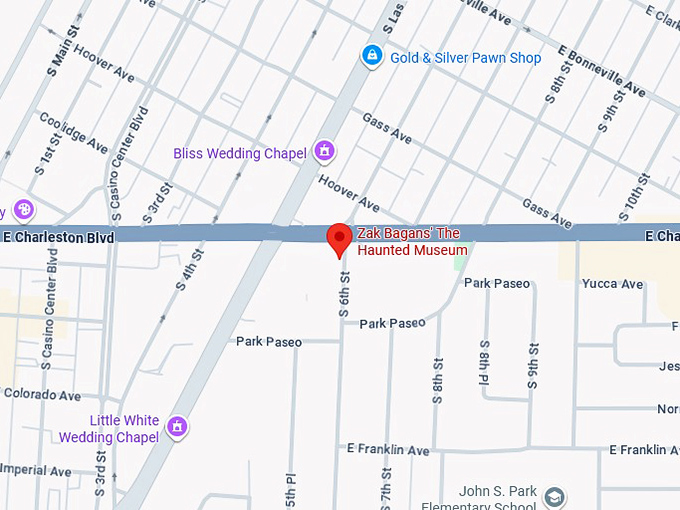 16. zak bagan's the haunted museum map