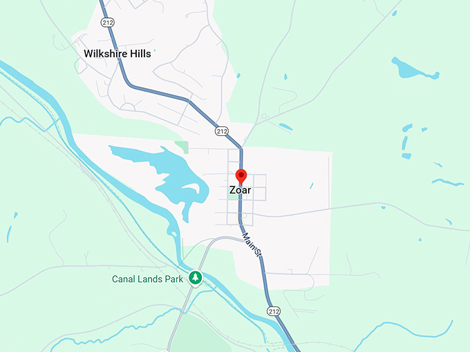 16. zoar oh map