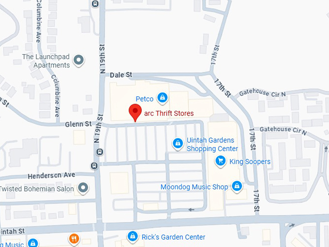 16. arc thrift stores map