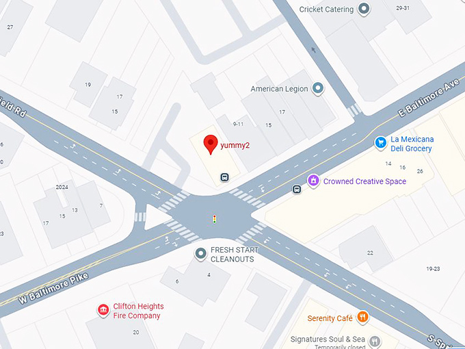 16. yummy2 clifton heights map
