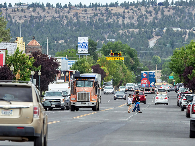 Main Street Alturas bustles with small-town charm where everyone knows your name and your coffee order.