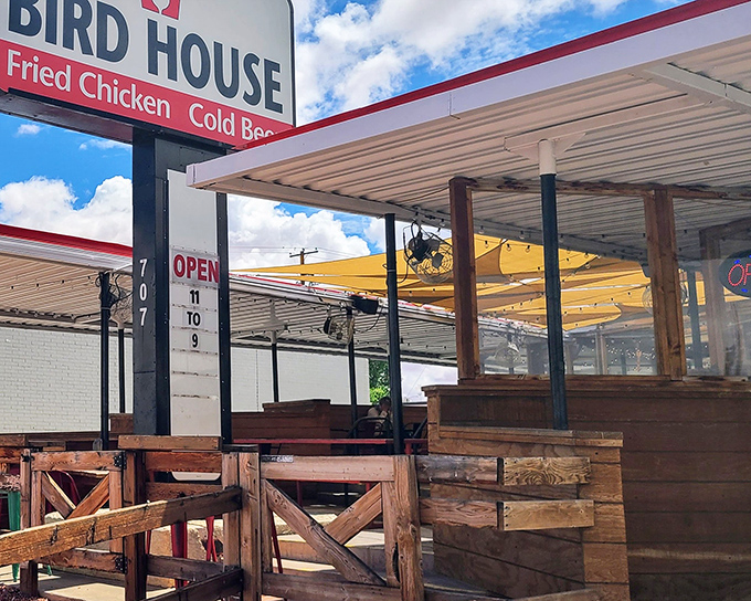Desert dreams come true at this unassuming roadside gem where golden chicken meets endless Arizona skies.