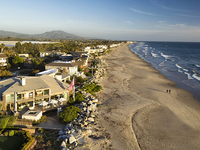 Carpinteria's coastline stretches like a golden ribbon, where gentle waves meet families seeking California's safest beach paradise.
