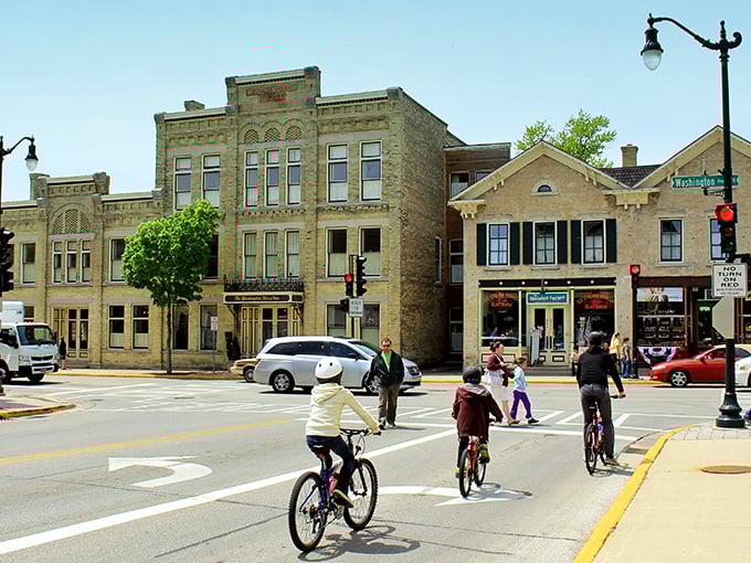 Cedarburg's historic downtown feels like stepping into a Norman Rockwell painting come to life.