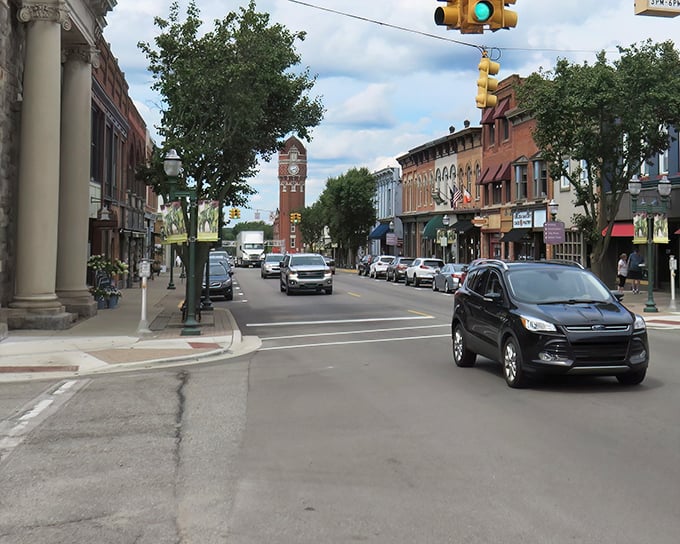 Chelsea's historic downtown beckons with its iconic clock tower and brick buildings. Small-town charm with big personality!
